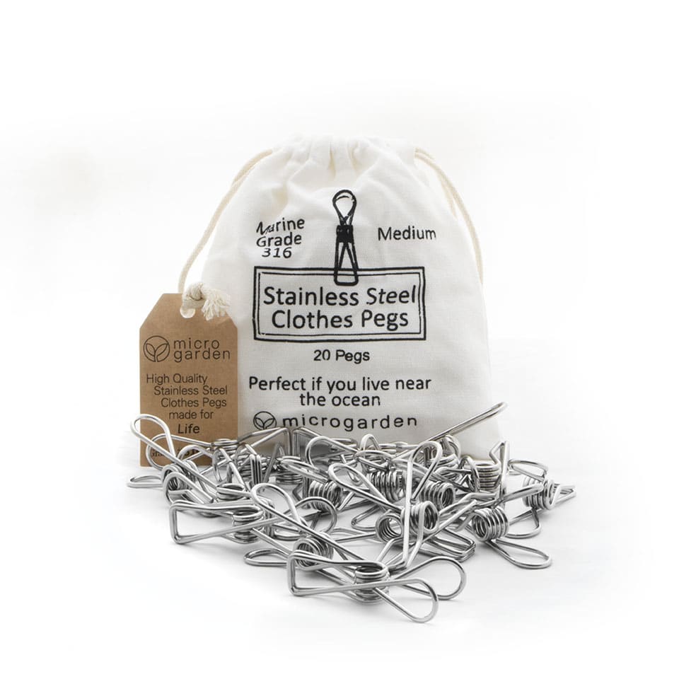 Stainless Steel Pegs-Grade 316-Pack of 20 • Microgarden