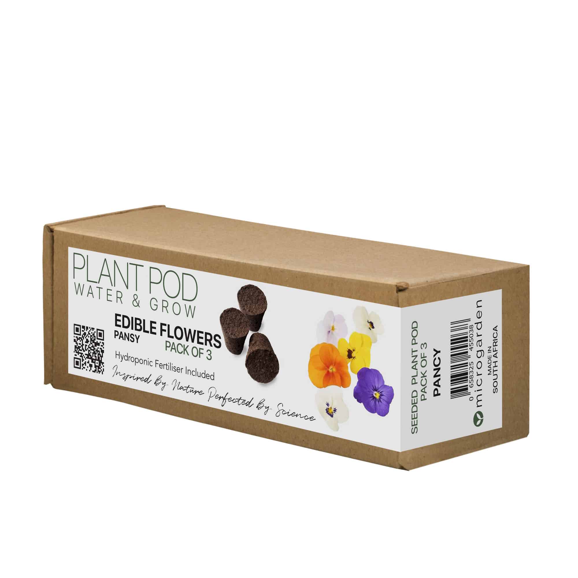 Edible Flowers Pansy - Plant Pod - Pack of 3 • Microgarden