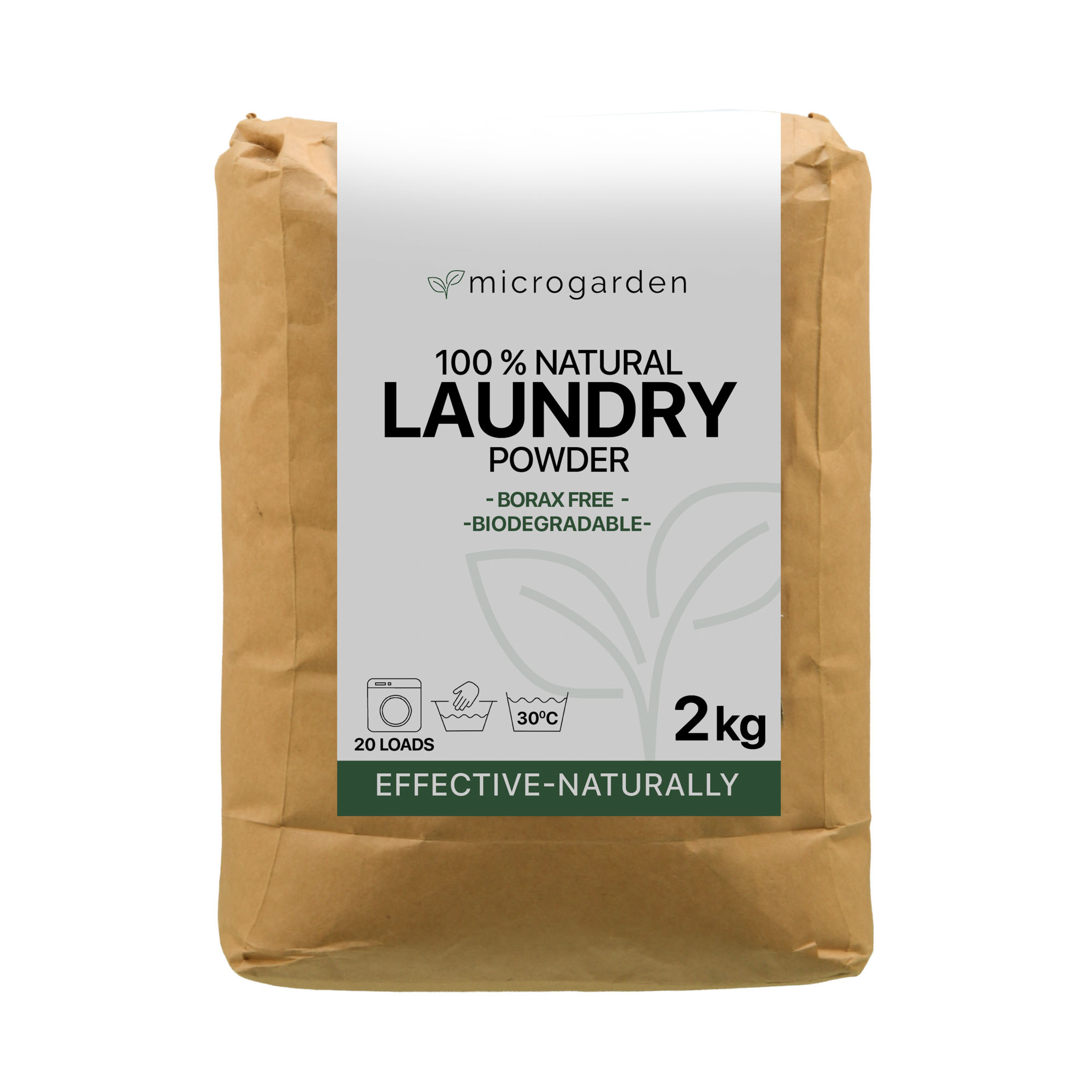 100 % Natural Laundry Powder • Microgarden